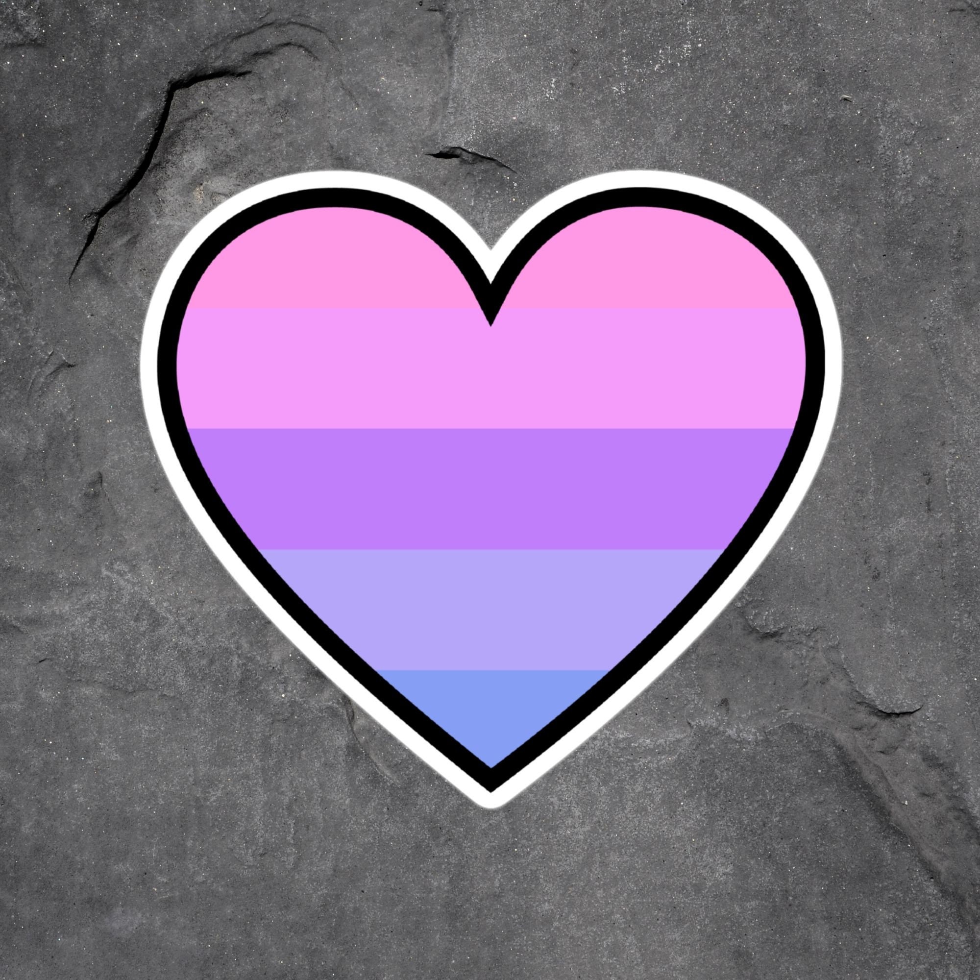 Bisexual Sticker Best Friend Gift Bi Pride Aesthetic | Etsy