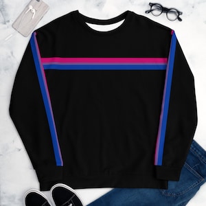 Bisexual Sweatshirt, Bisexual Flag Sweatshirt, Bi Pride Sweater ...