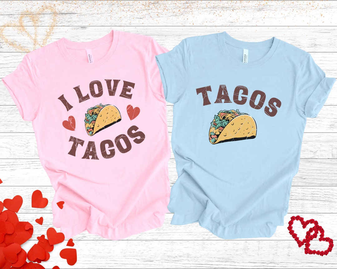 Taco Couple Shirts Funny Couple Gift Couples Matching Taco Shirts Gift ...