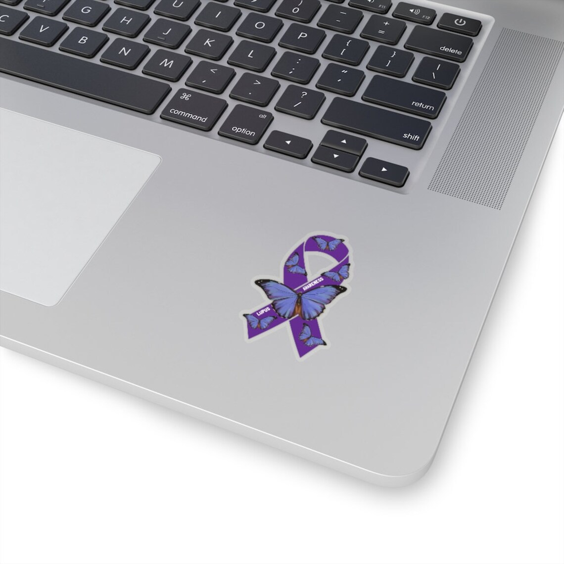Lupus Awareness Sticker Lupus Ribbon Sticker Purple | Etsy