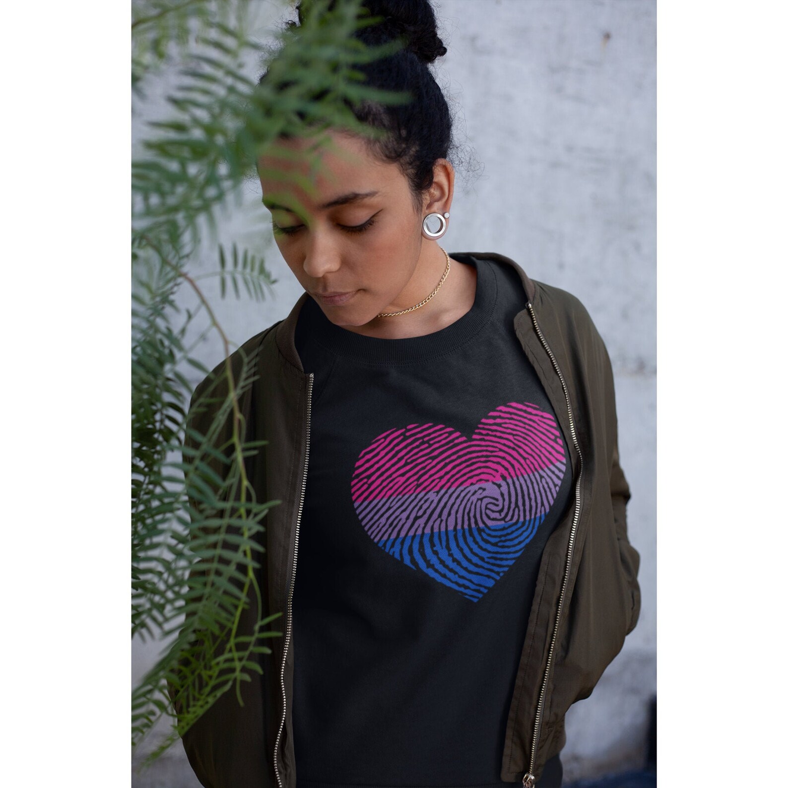 Bisexual Heart Sweatshirt, Bisexual Sweater, Bisexual Clothing ...