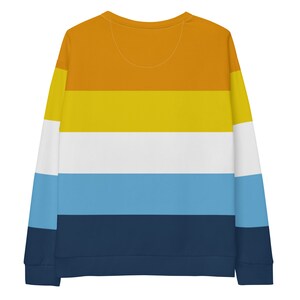 Aroace Sunset Flag Sweatshirt, Aro Ace Sweater, Aroace Pride Clothing ...