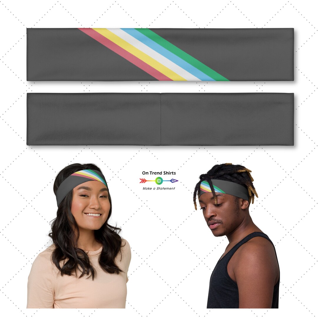New Disability Pride Flag Headband, Disability Pride Hairband ...