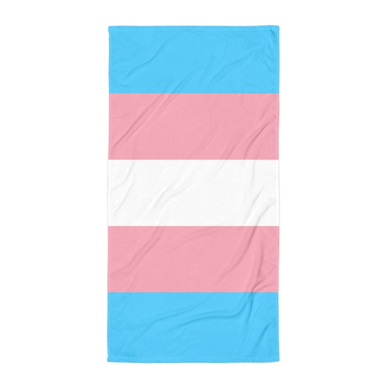 Transgender Flag Beach Towel Transgender Gifts FTM - Etsy UK