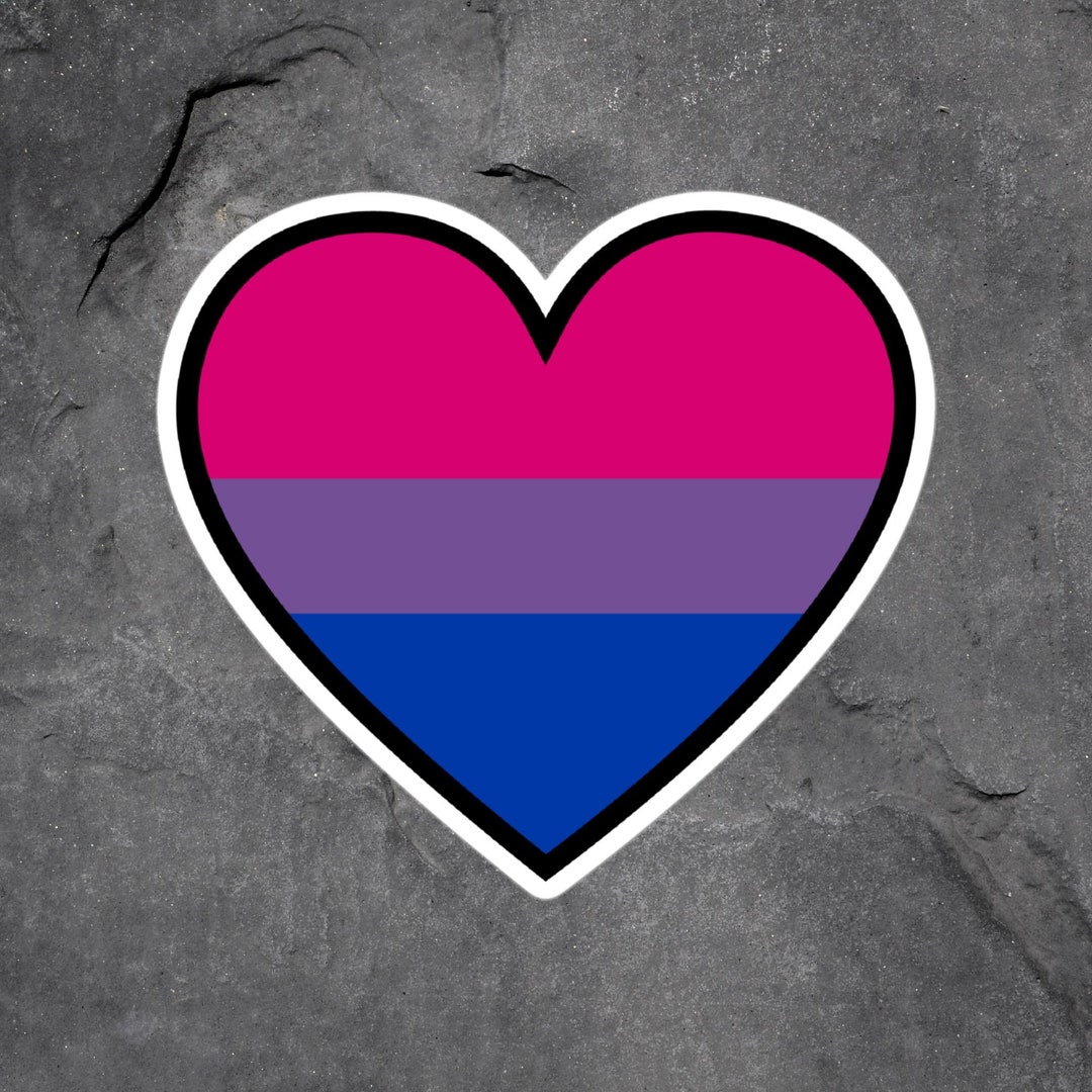 Bisexual Sticker, Bi Pride Sticker, Best Friend Gift, Bi Sticker ...