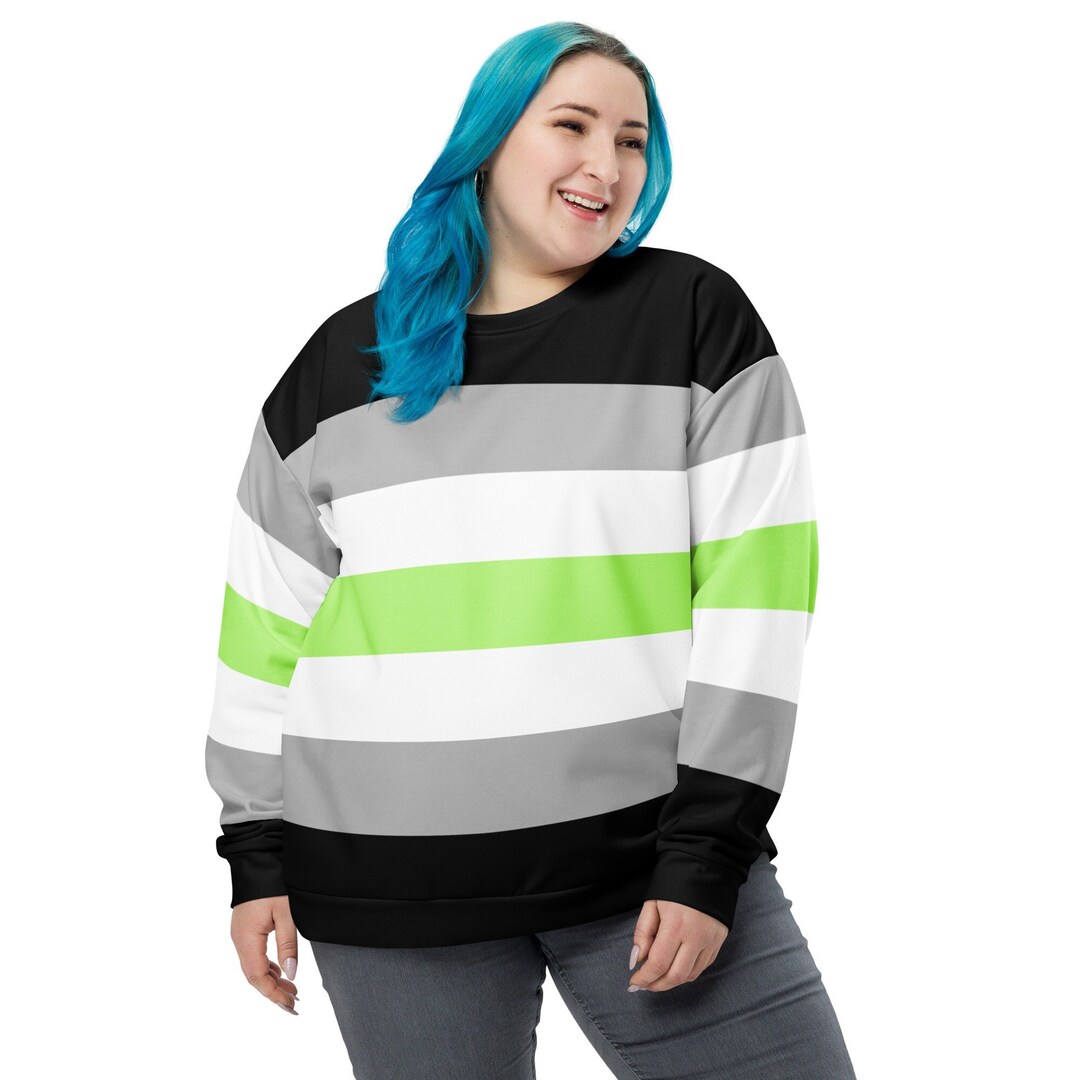 2XS - 6XL - Agender Flag Sweatshirt, Agender Pride Sweater, Proud ...
