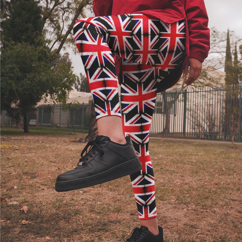 Union Jack Flag Leggings Distressed British Flag Pants UK - Etsy UK