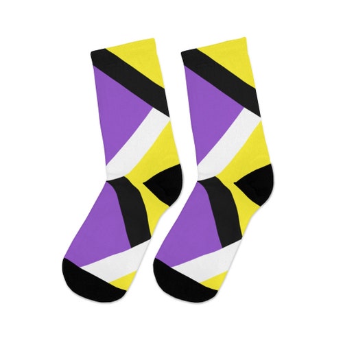 Non Binary Pride Flag Socks - Etsy