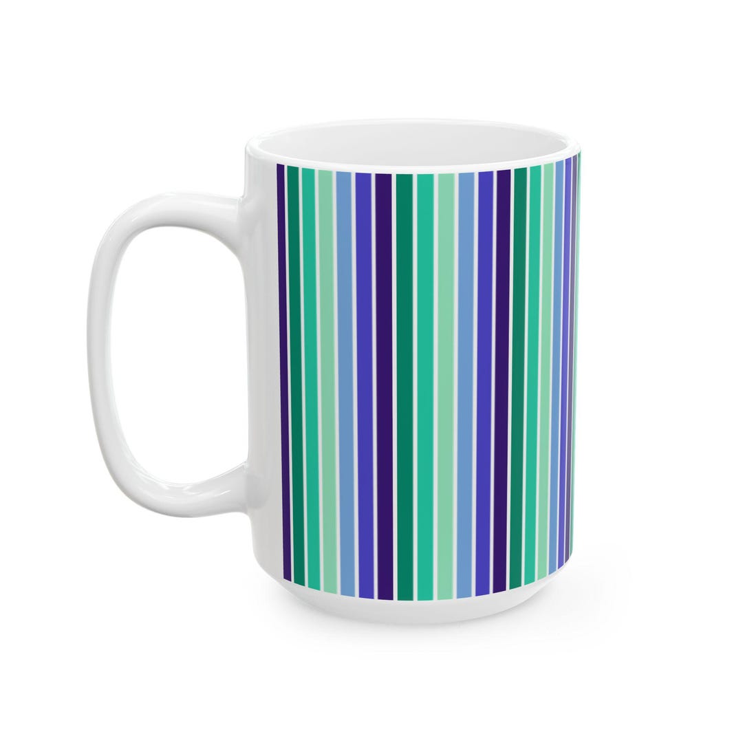 Large Gay Mug, Striped MLM Pride Flag Coffee Mug, Gay Male Pride ...