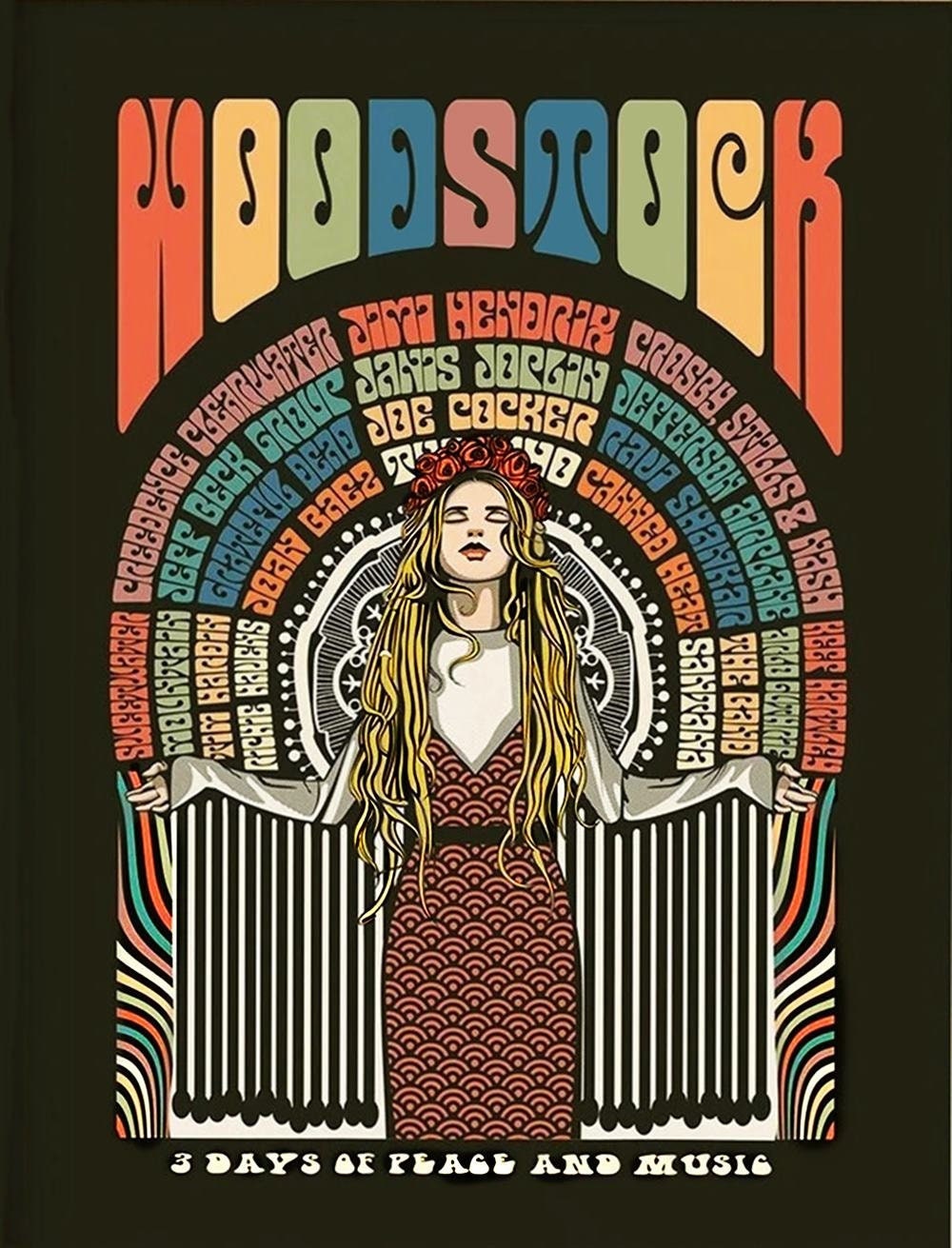 WOODSTOCK - Bohemian Hippie - August 1969 - Poster 13x19" - Etsy