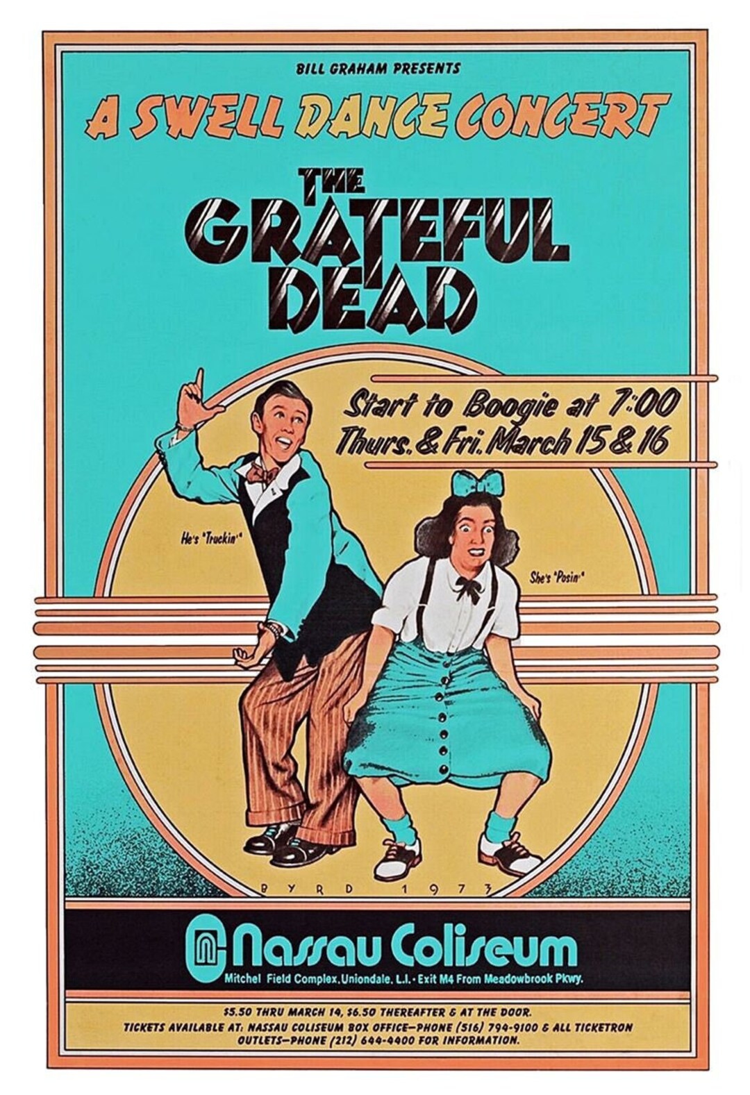 Grateful Dead - A Swell Dance Concert - Nassau Coliseum, Uniondale, NY ...