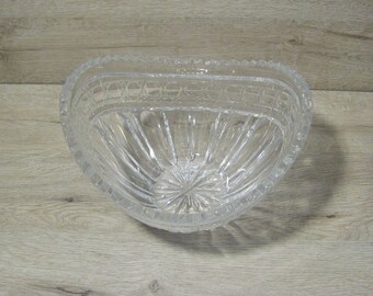 Crystal salad bowl | Etsy