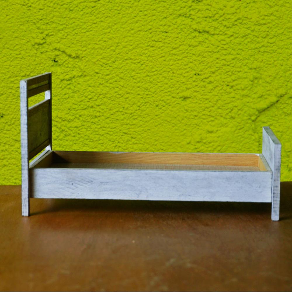 Miniature Bed PDF Plan 1:12 Scale | Dollhouse Bed Furniture | DIY ...