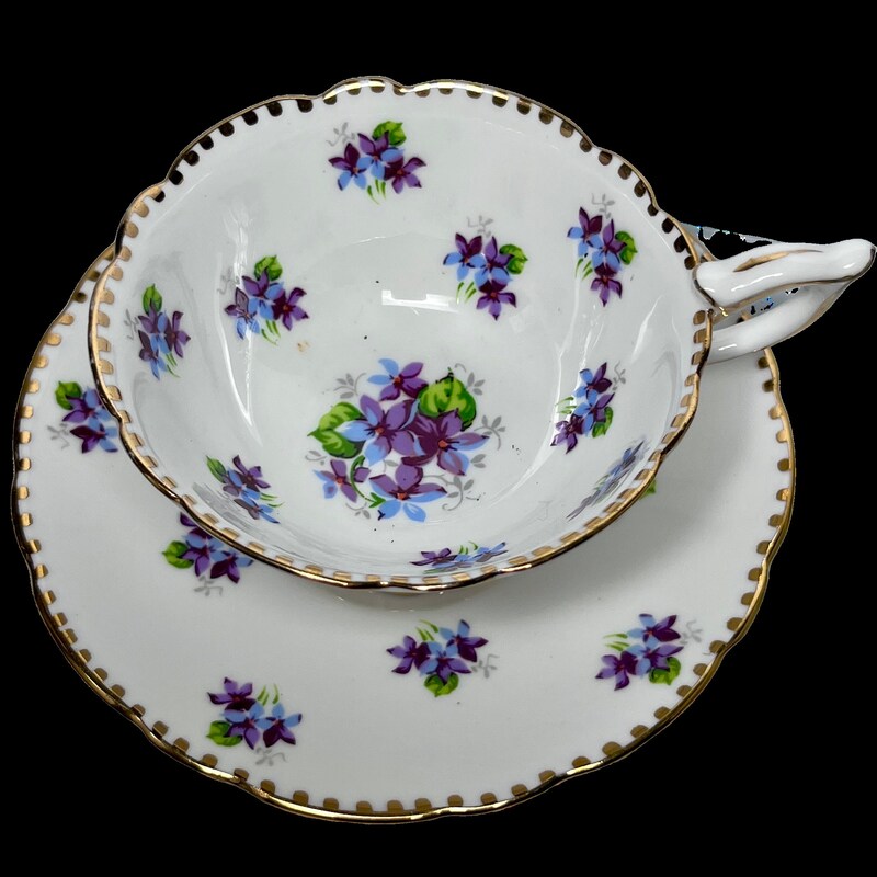 Violet Tea Cup - Etsy