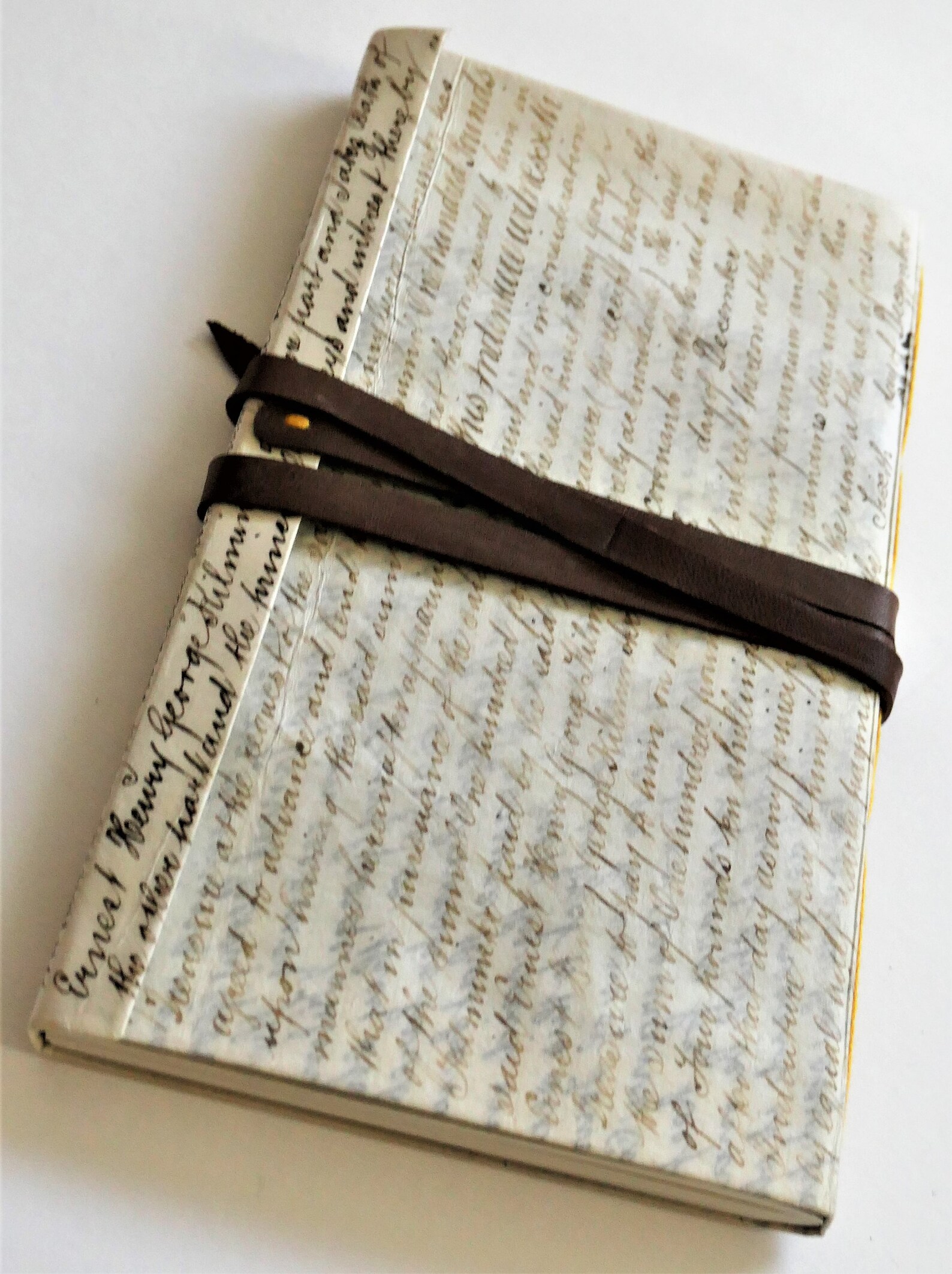 Handmade Parchment Notebook, Soft Cover - Etsy