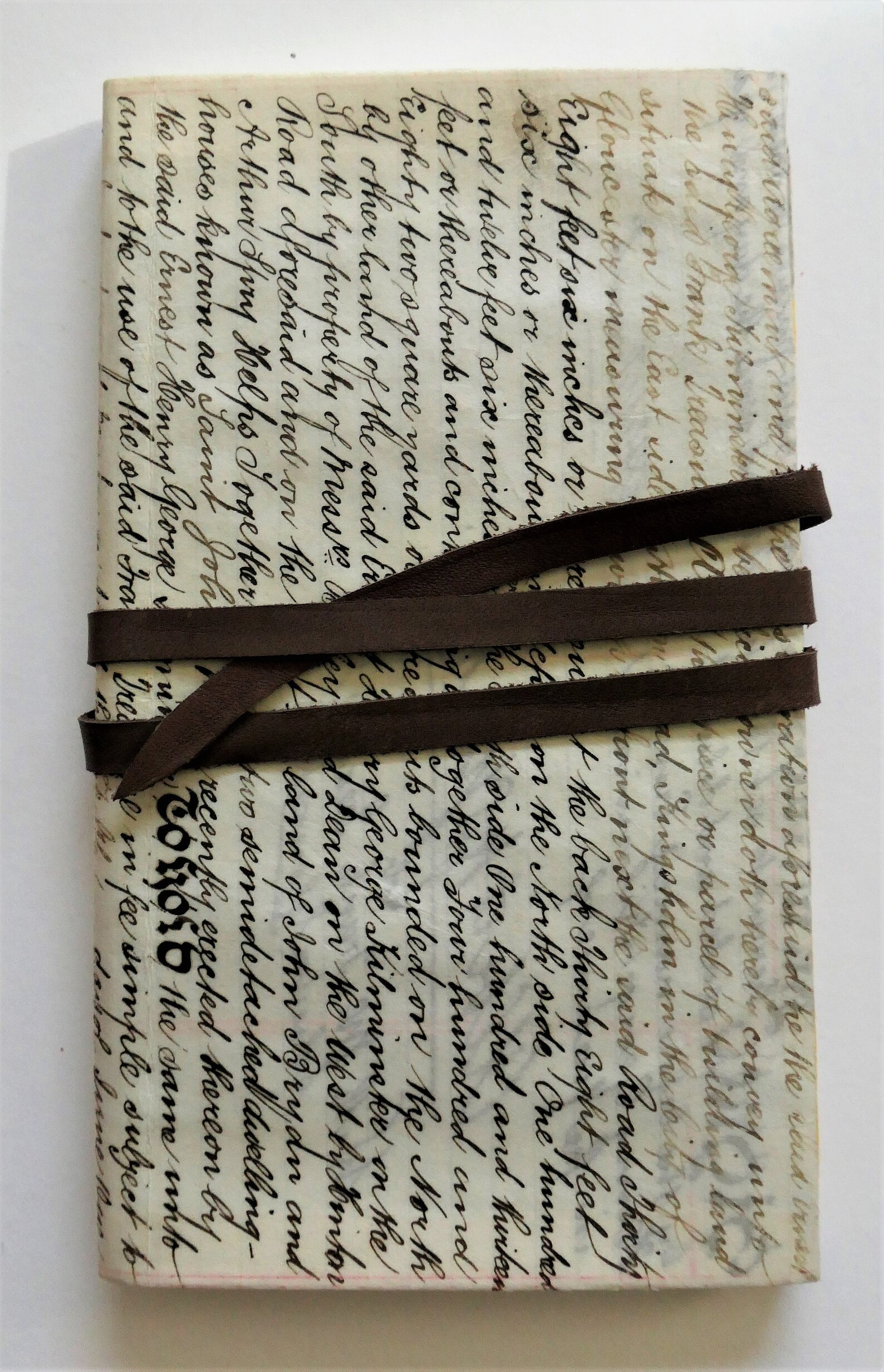 Handmade Parchment Notebook, Soft Cover - Etsy