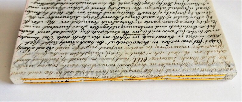 Handmade Parchment Notebook, Soft Cover - Etsy