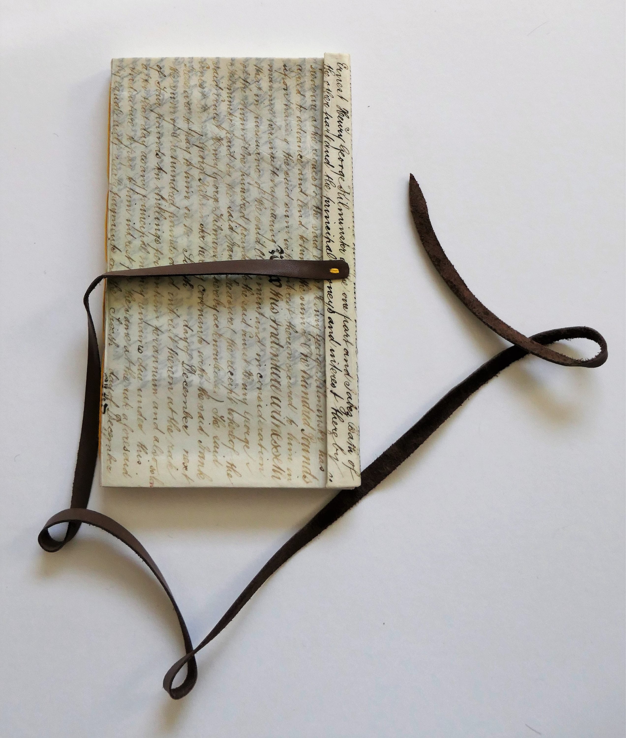 Handmade Parchment Notebook, Soft Cover - Etsy