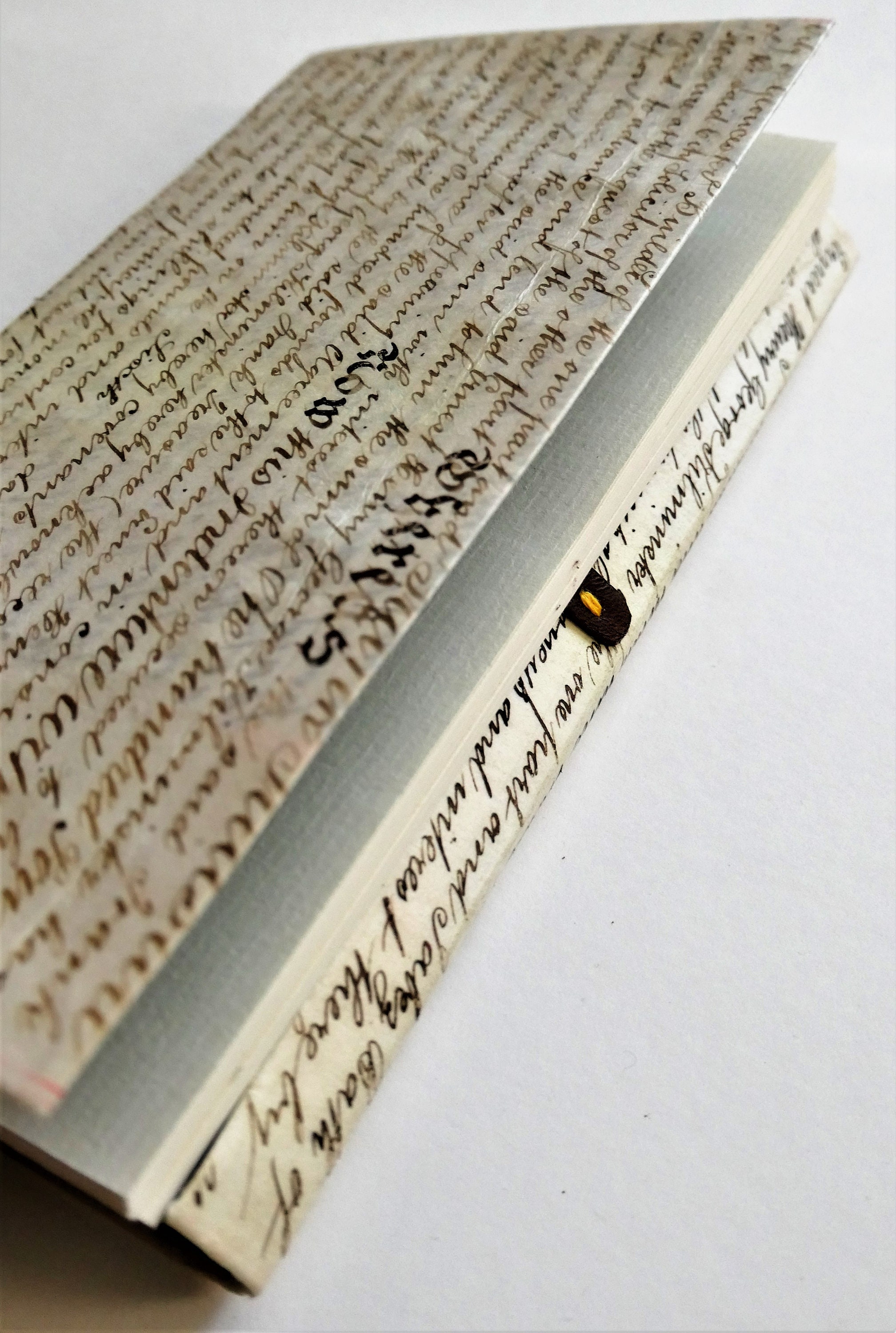 Handmade Parchment Notebook, Soft Cover - Etsy