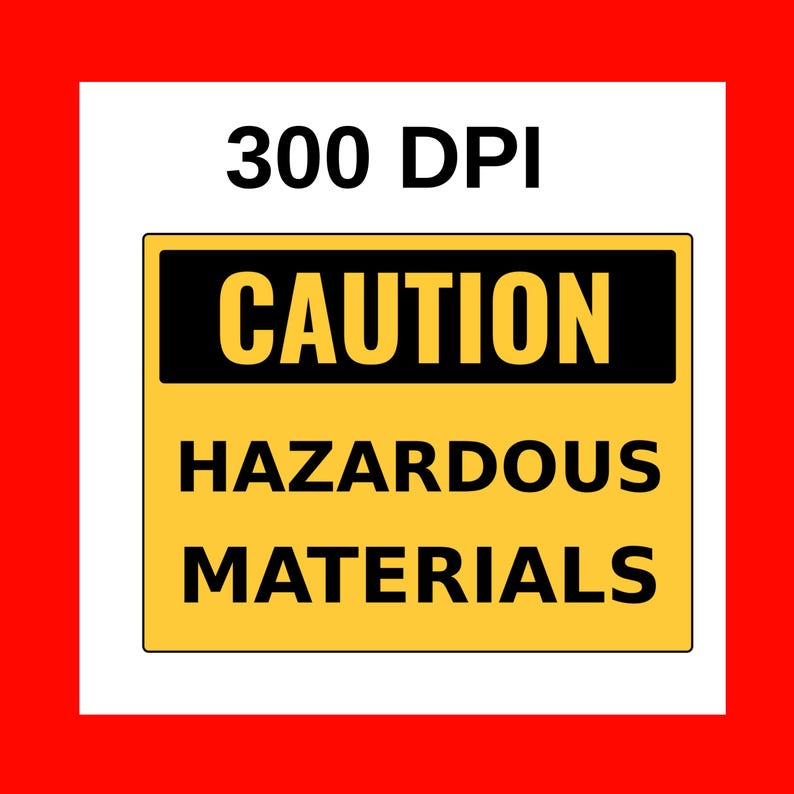 Blank Yellow Caution Hazardous Sign PNG & JPG | Silhouette Shadow ...