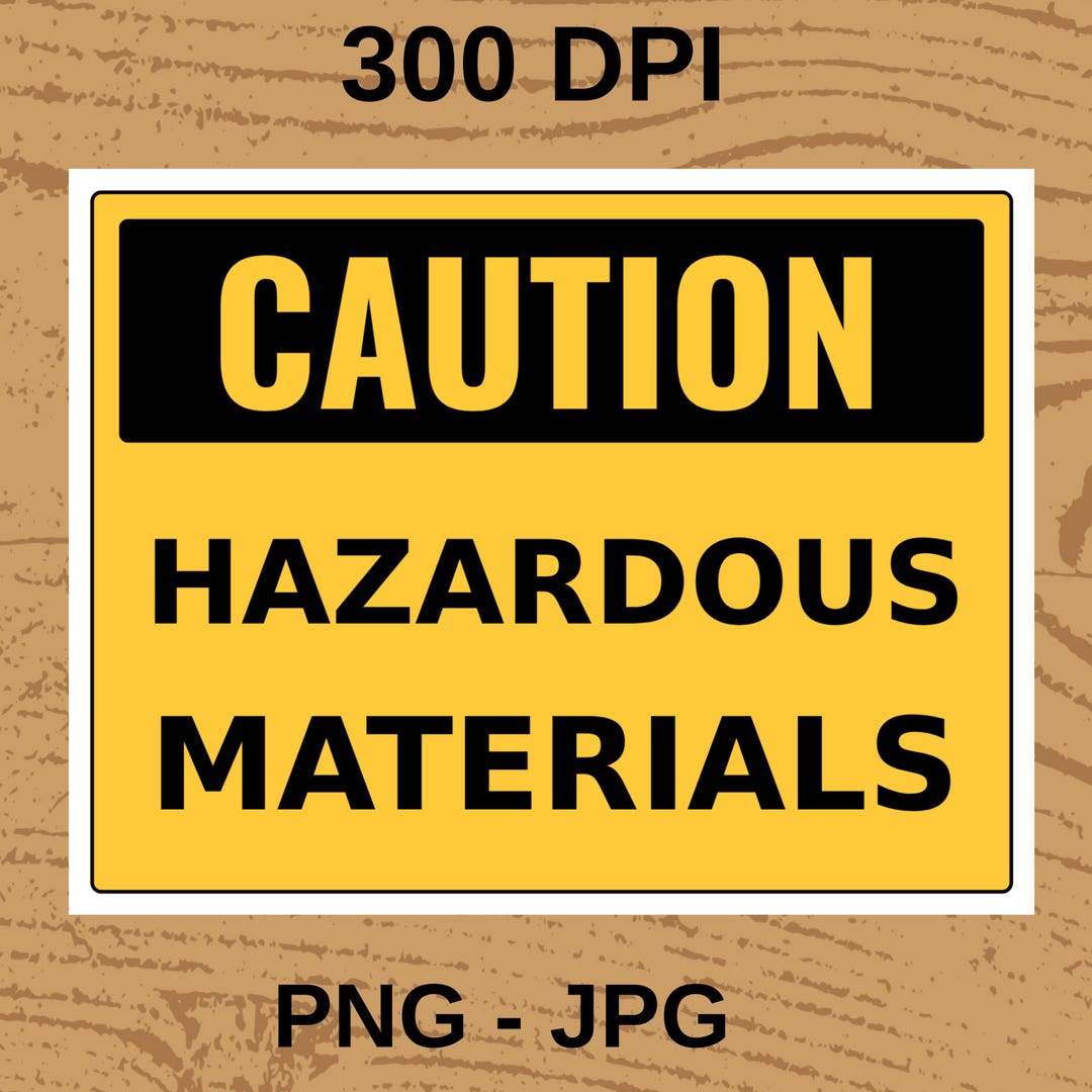 Blank Yellow Caution Hazardous Sign PNG & JPG | Silhouette Shadow ...