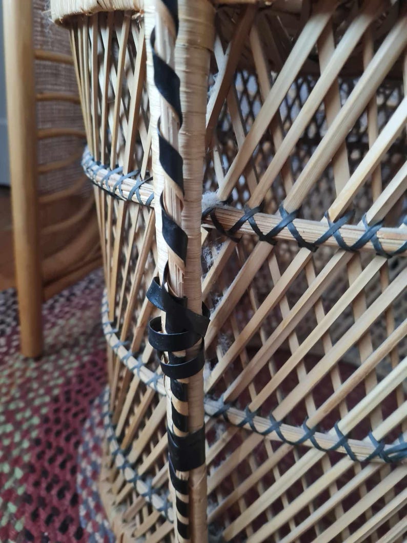 Vintage 70s 80s Bamboo Tub Chair as Seen - Etsy UK