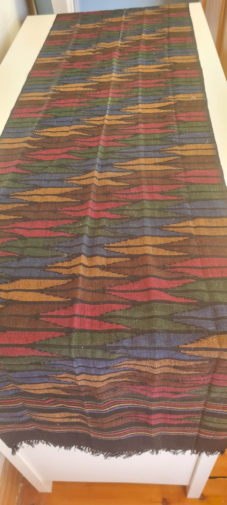 Vintage Hand Loom Hand Woven Cotton Shawl Wrap Runner Made in Nepal - Etsy