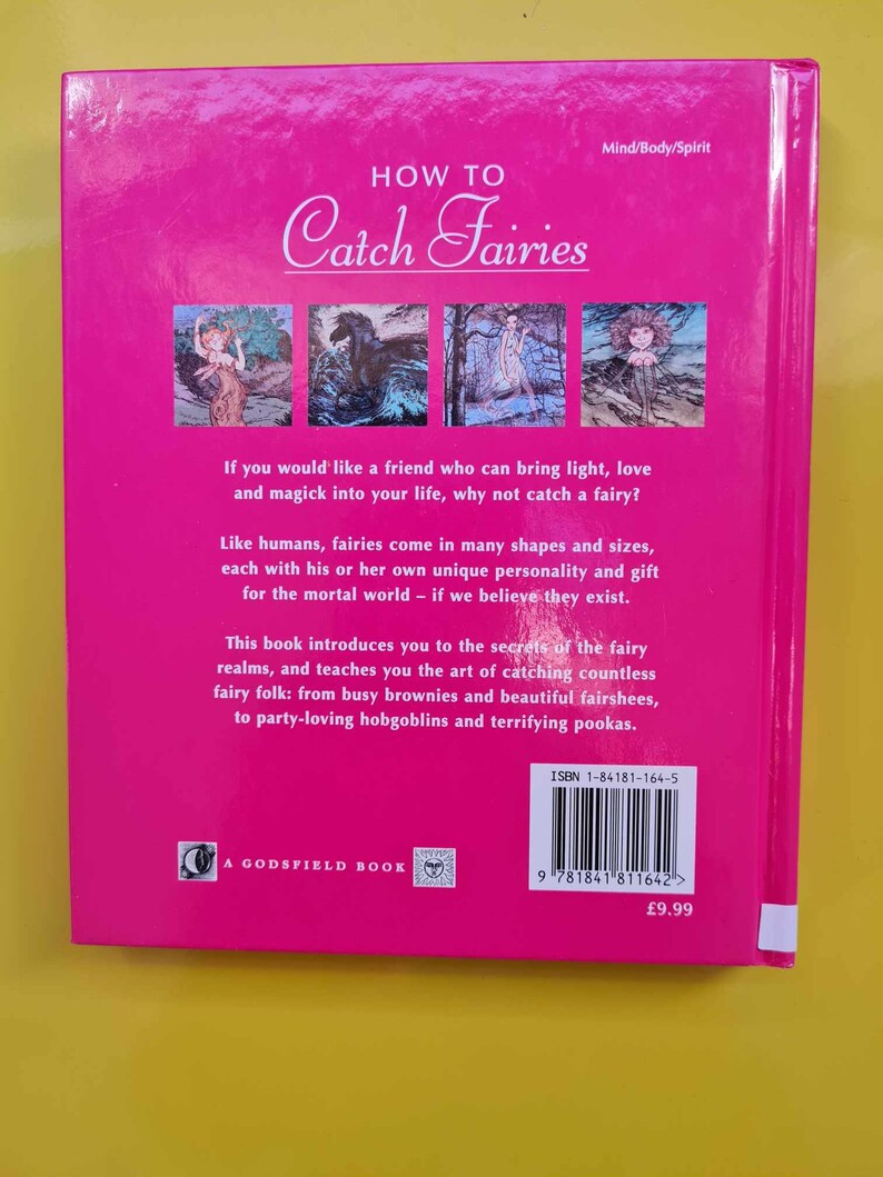 Vintage Hardback Book How to Catch Fairies Gilly Sergiev - Etsy
