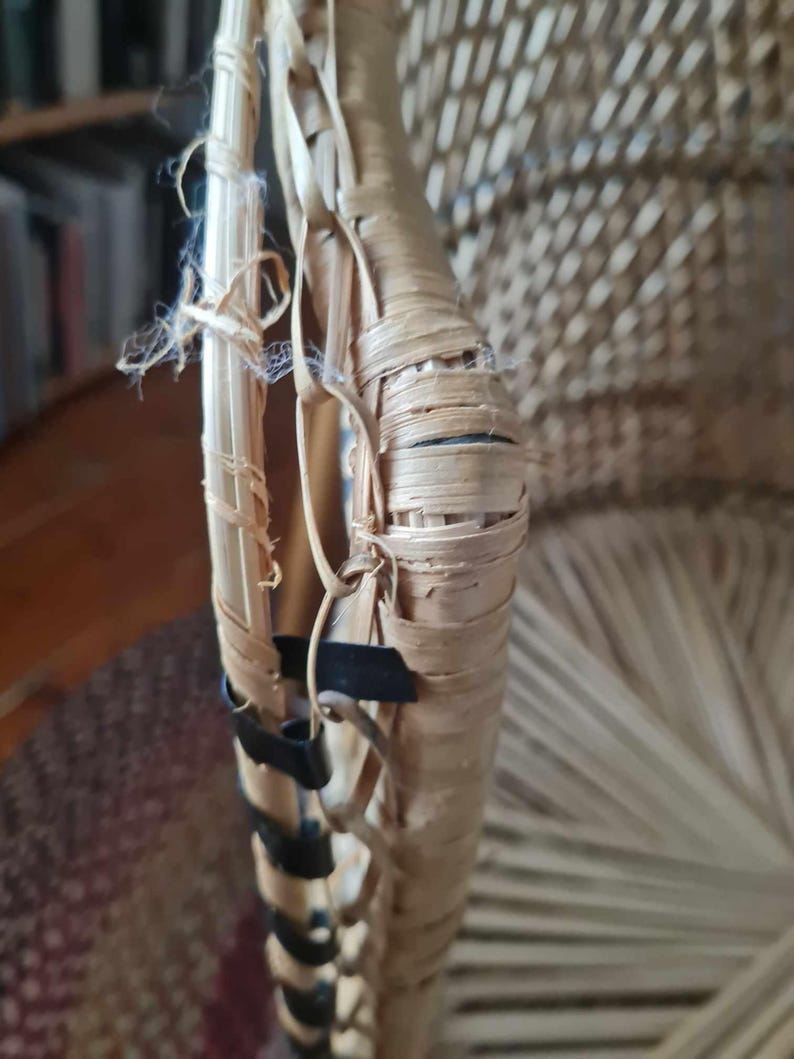 Vintage 70s 80s Bamboo Tub Chair as Seen - Etsy UK