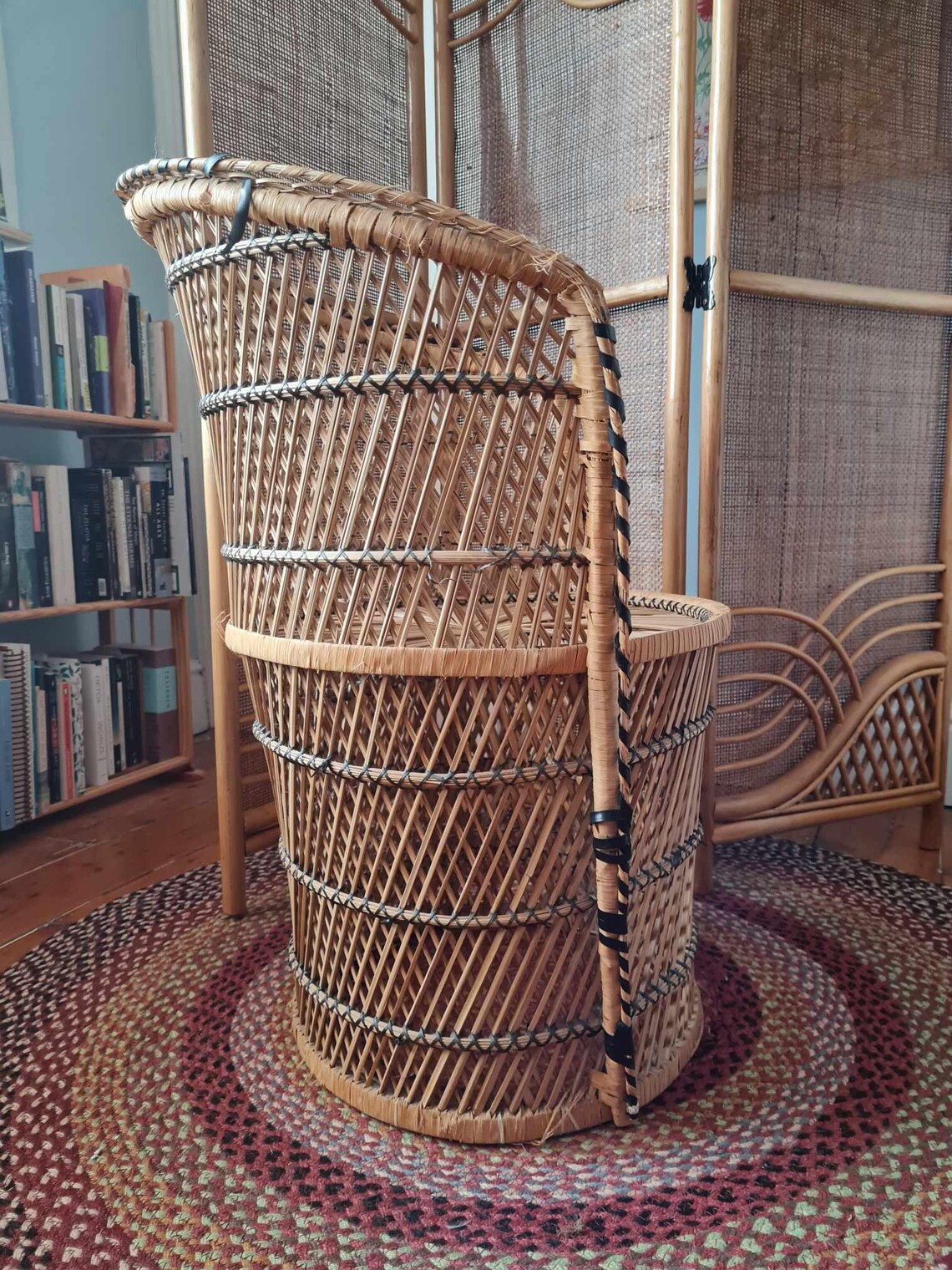 Vintage 70s 80s Bamboo Tub Chair as Seen - Etsy UK