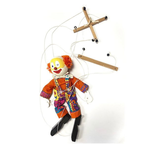 Clown Marionette Puppet - Etsy