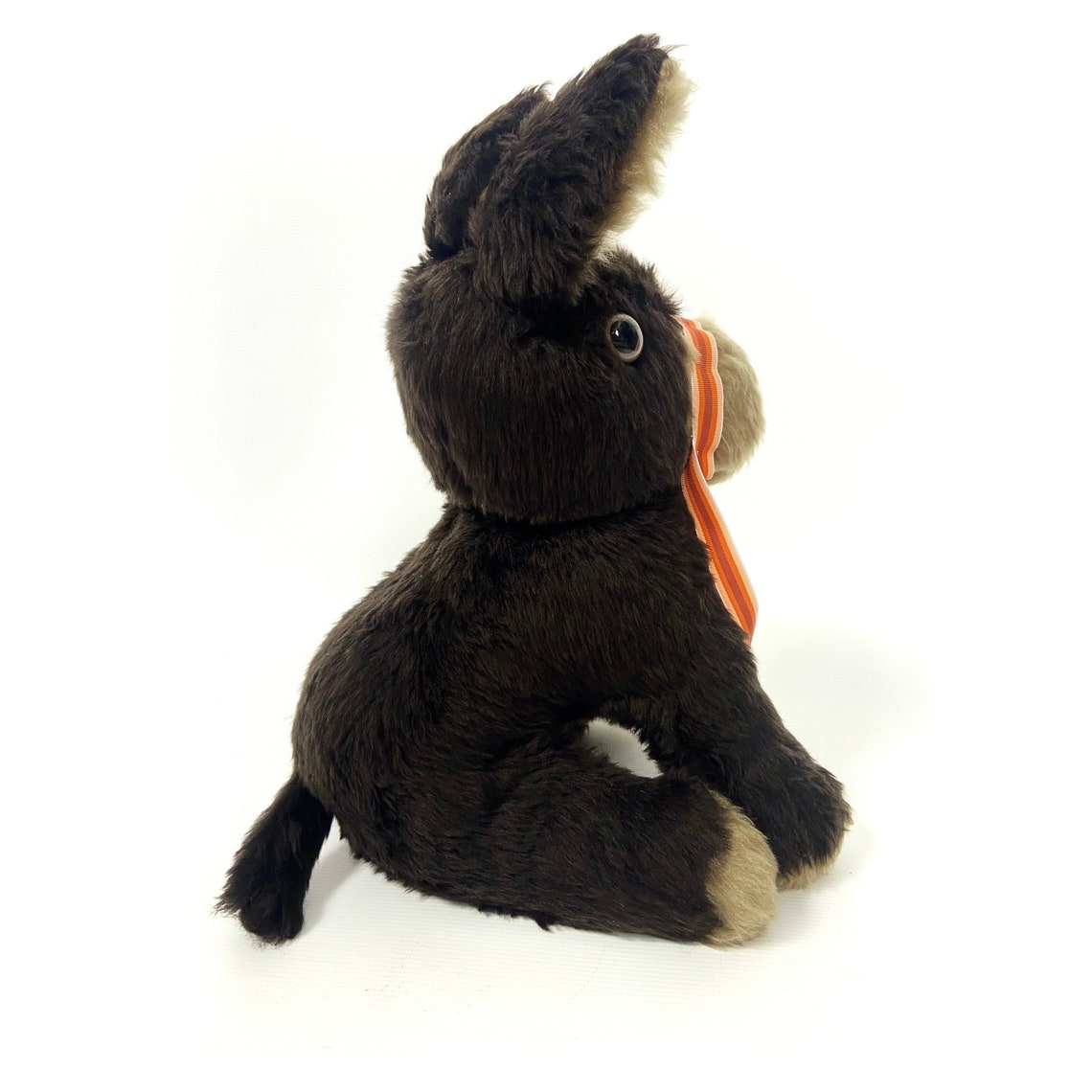 70s 80s Vintage Soft Toy Donkey by Hallmark Toys. Brown Plush Donkey ...