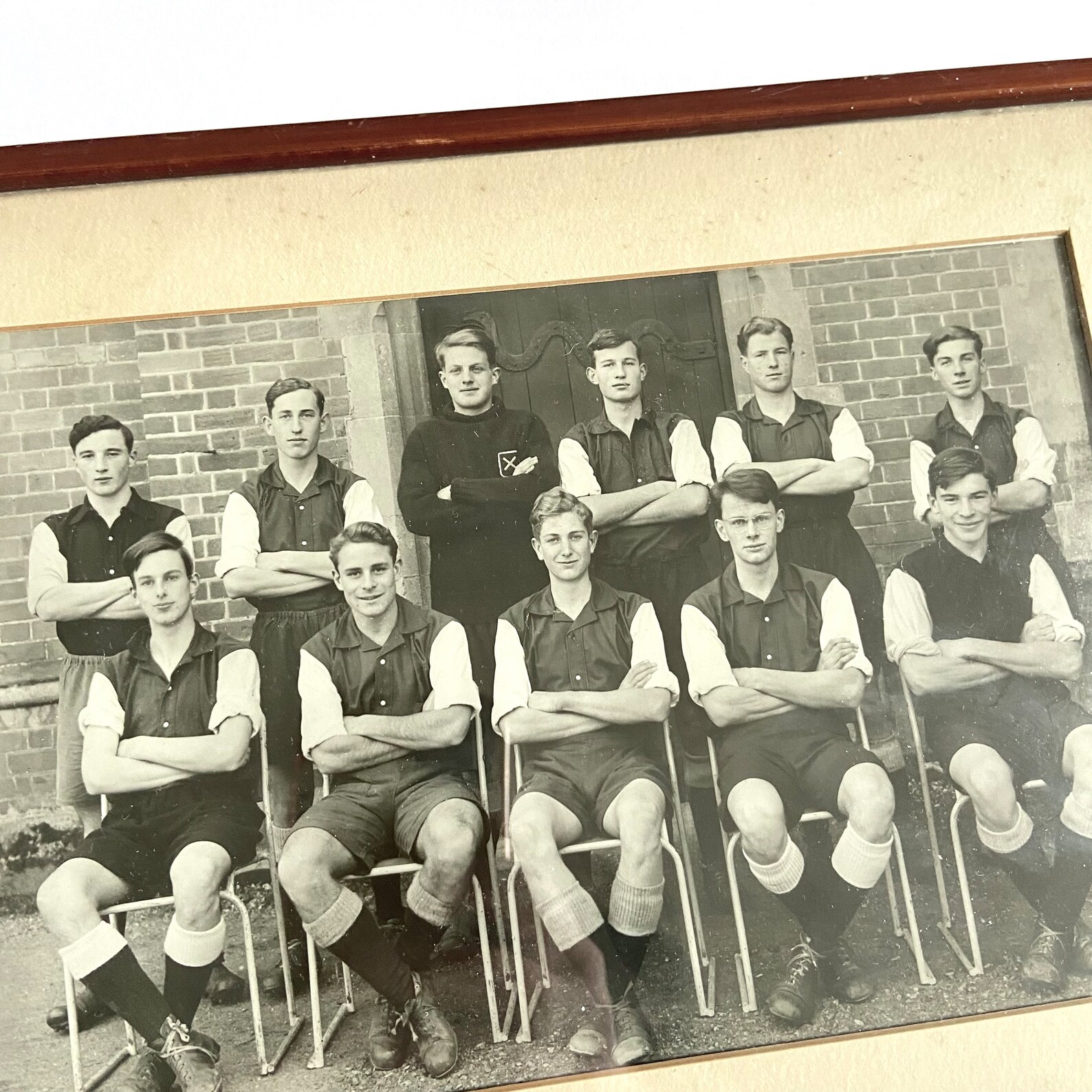 50s Schoolboys Group Photography. Preppy. Vintage School Photo. Framed ...