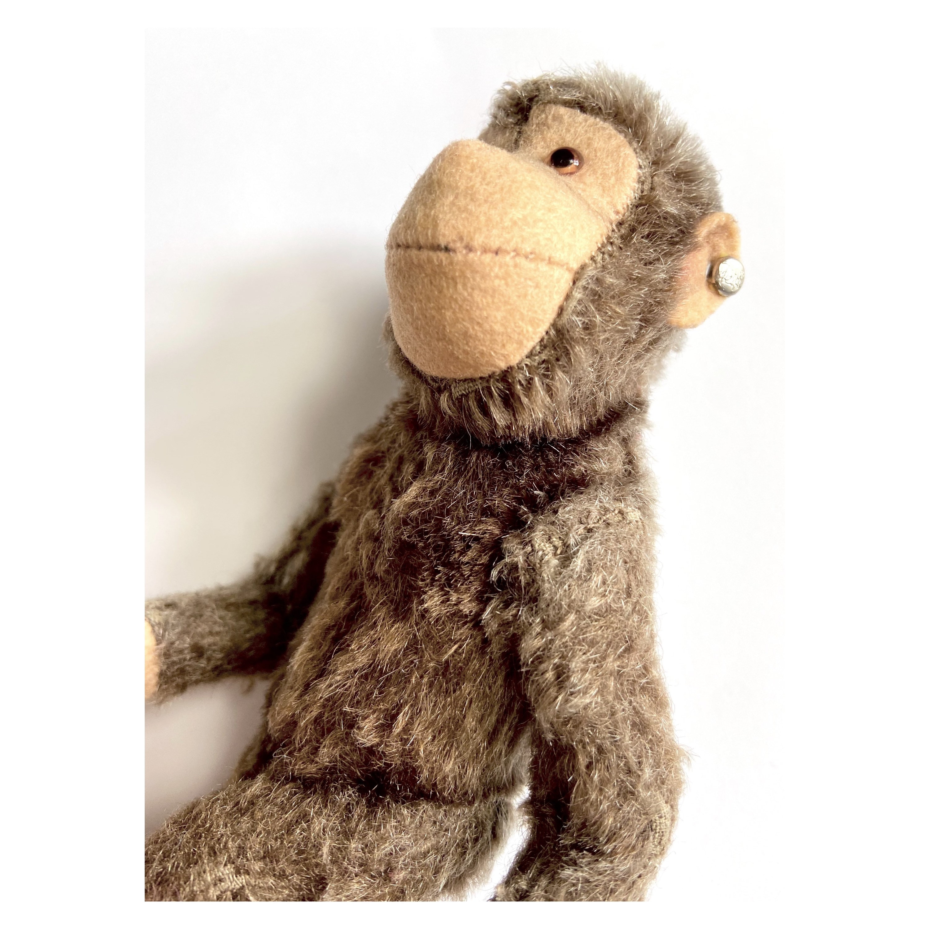 Steiff Vintage 60s Jocko Monkey. Collectible Miniature Chimpanzee ...