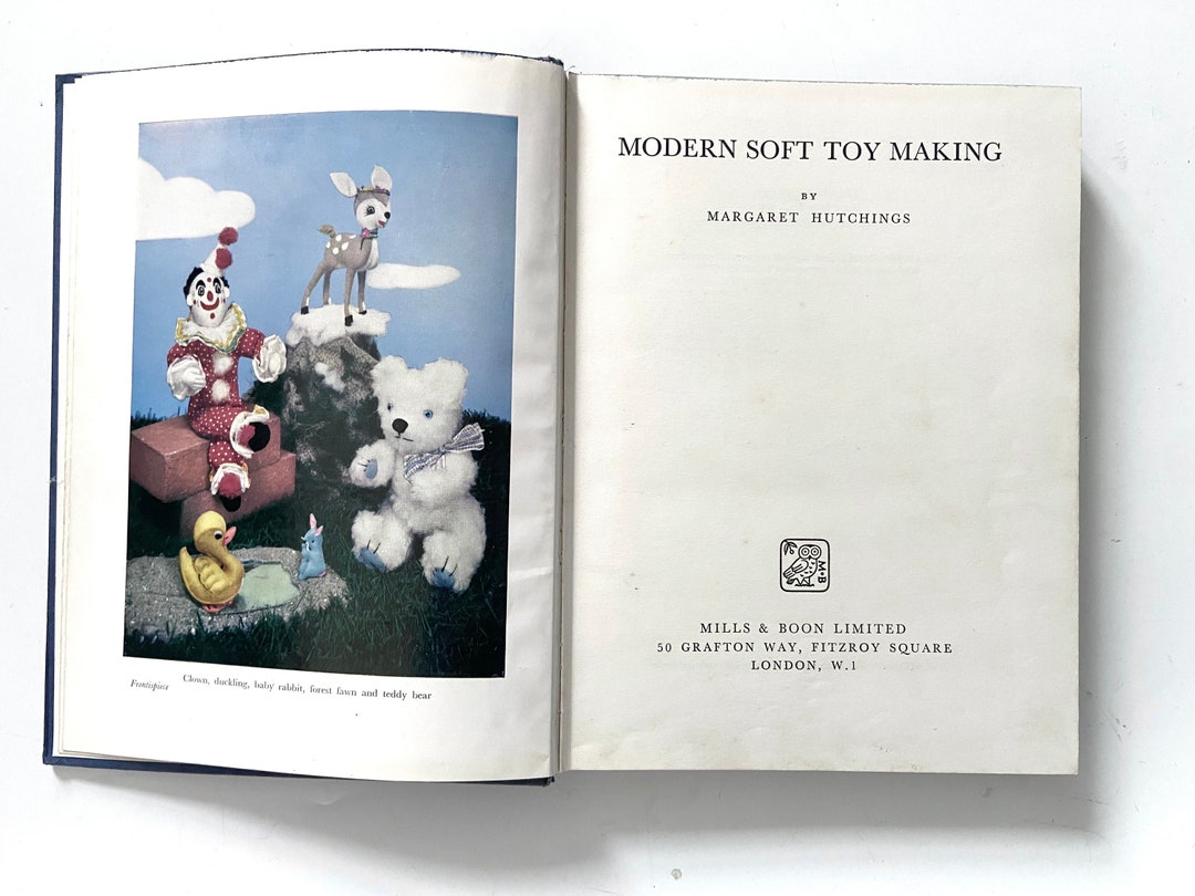 1961 Modern Soft Toy Making by Margaret Hutchings. Vintage Sewing Craft ...