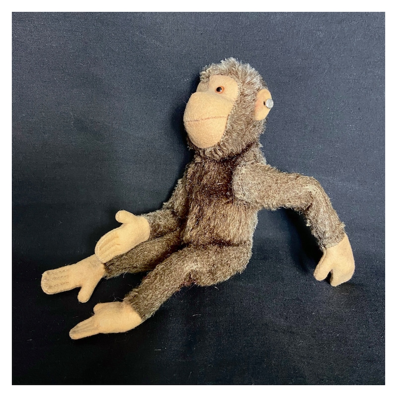 1960s Stuffed Monkey - Etsy