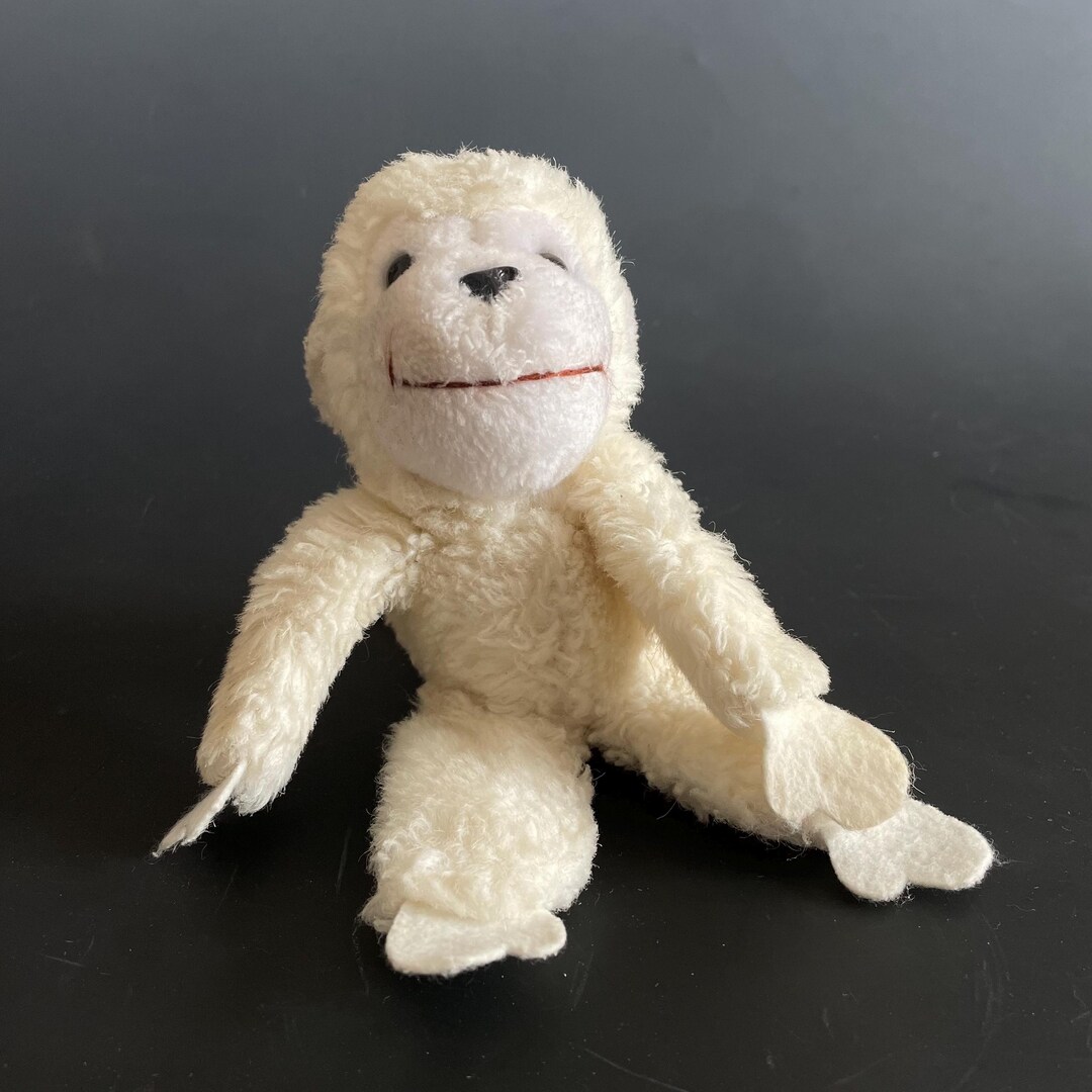 Mungo Vintage White Monkey by Russ Berrie 8.5” - Etsy