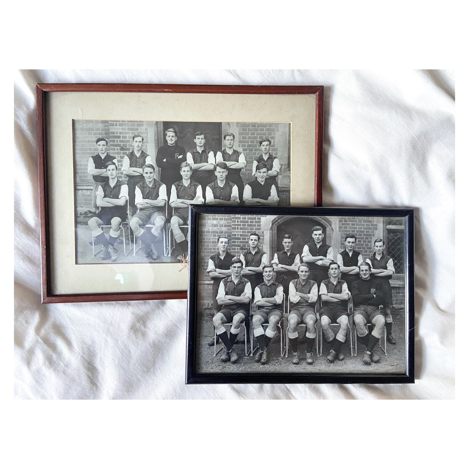 50s Schoolboys Group Photography. Preppy. Vintage School Photo. Framed ...