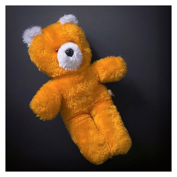 Yellow Teddy Bear - Etsy