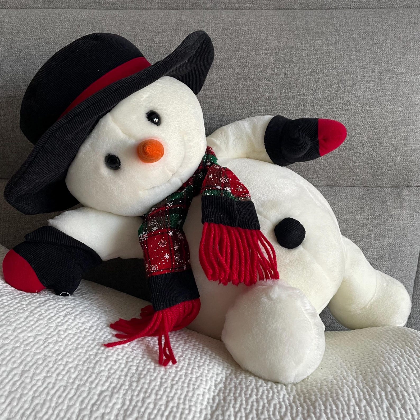 90s TESCO Chilly and Friends Snowman Soft Toy 23" - Etsy