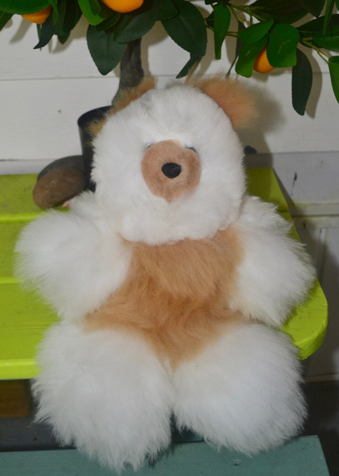 Brand New Soft Baby Alpaca Teddy Bear Handmade in Peru 14 Inches Tall # ...