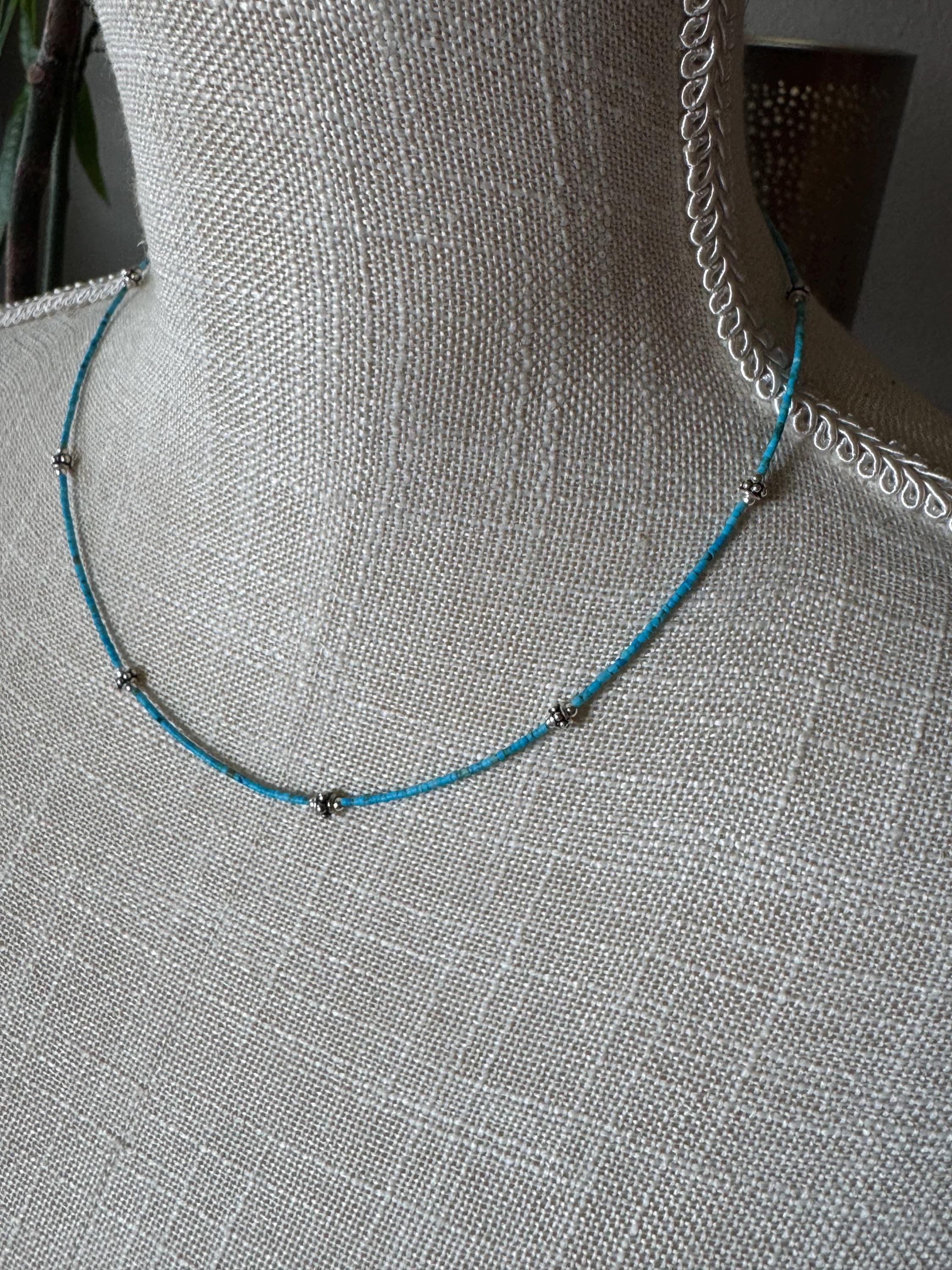 Turquoise Collar Necklace - Etsy