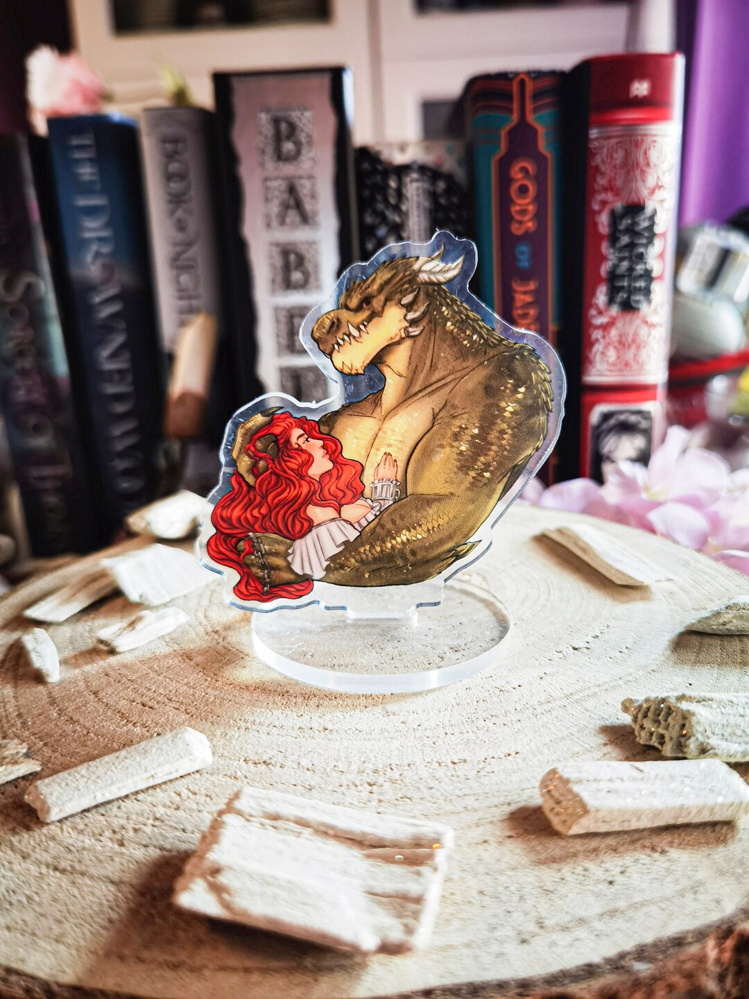 THE DRAGONS BRIDE Briar Rose and Sol Mini Standee Monster Lover Dragon ...