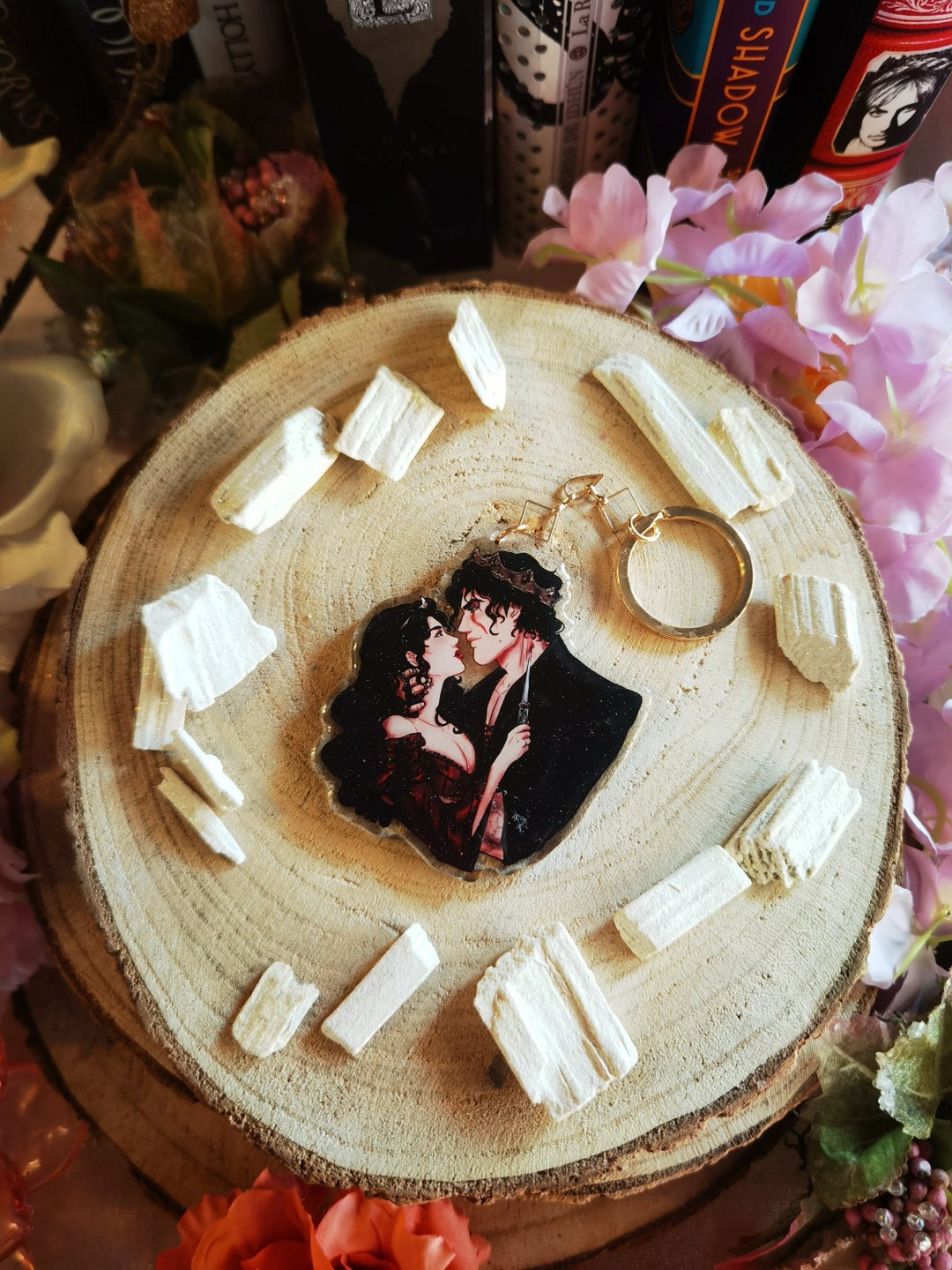 SCARRED Never After Series Tristan And Sara B Licensed Acrylic Keychain