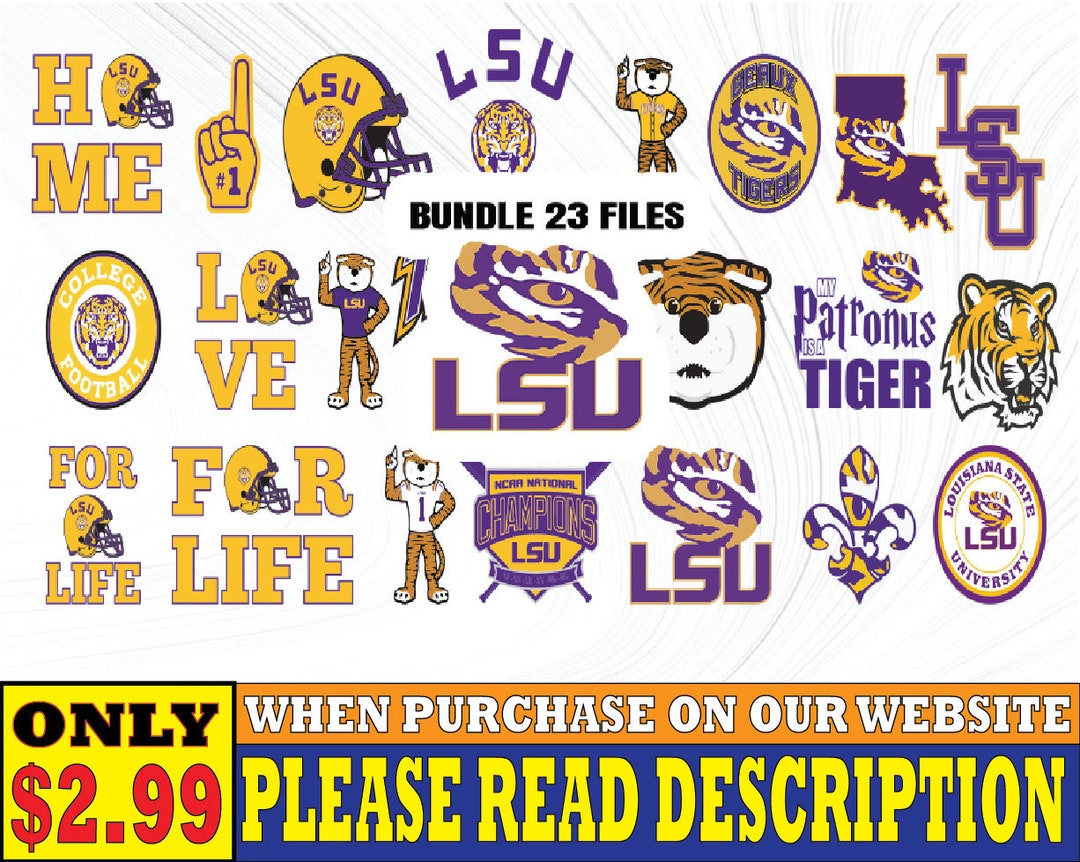 Lsu-tigers Football Team Svg Lsu-tigers Svg N C A A Teams - Etsy