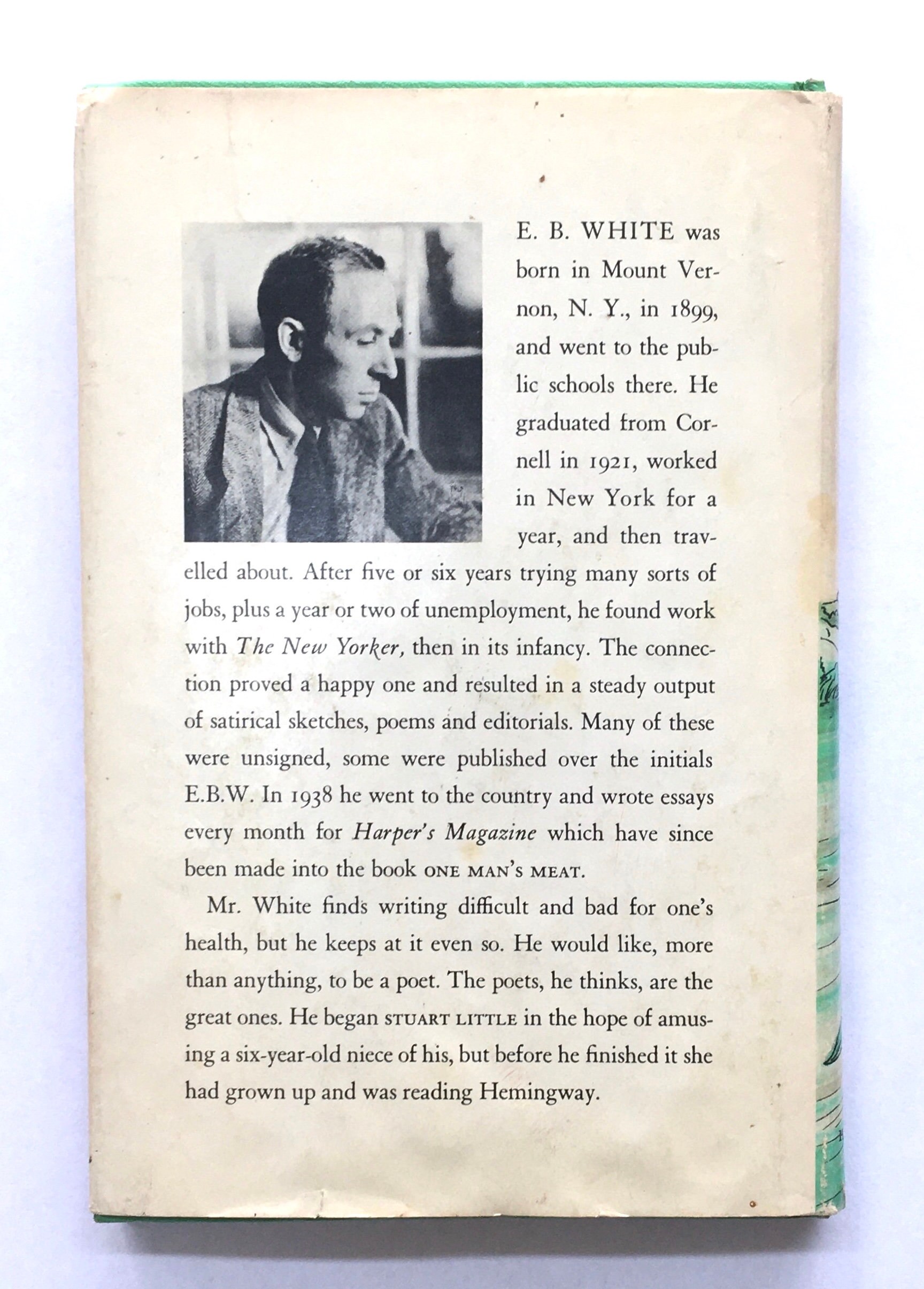 Stuart Little by E.B. White | First Book Club Edition | ©1945 - Etsy