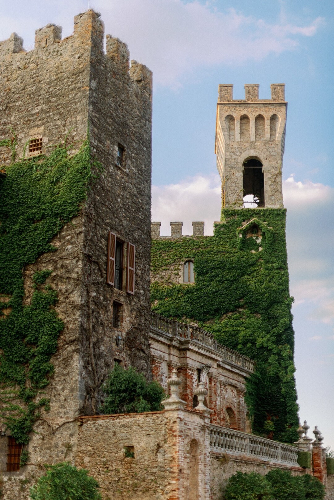Vertical Photo Print Castello Di Celsa | Tuscany Italian Summer | Italy ...