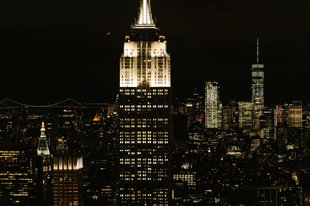 Night Buildings City