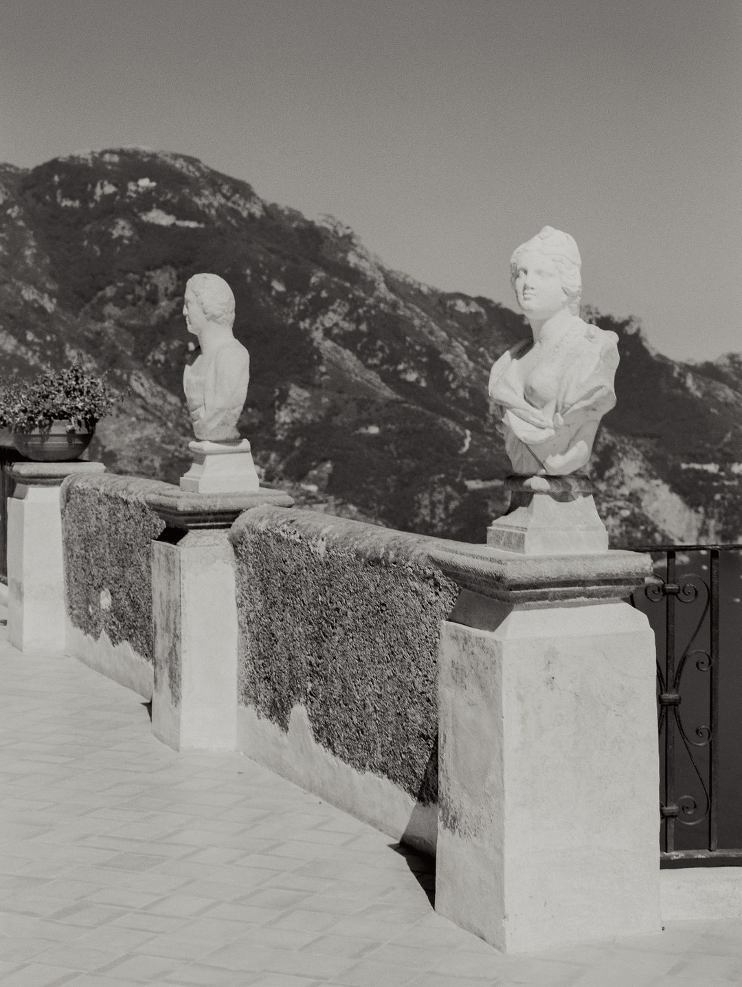 Film Photo Print Villa Cimbrone Terrace of Infinity Ravello Amalfi ...