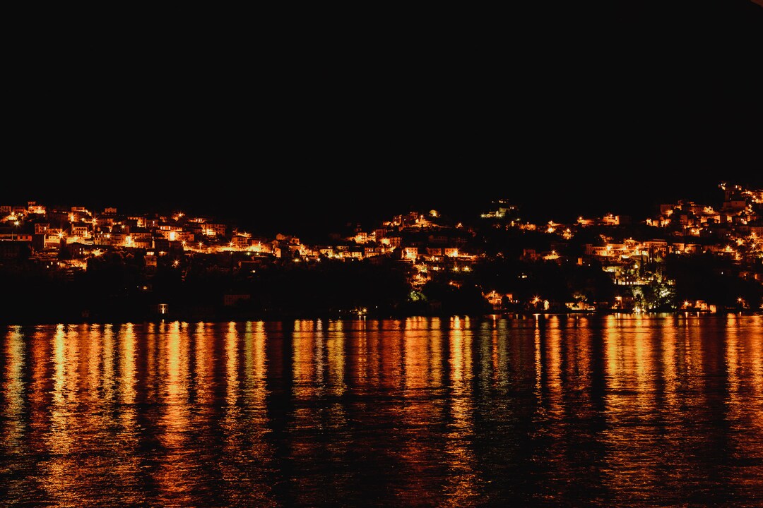 Lake Como Lights at Night, Fine Art Photography Prints, Travel Prints ...